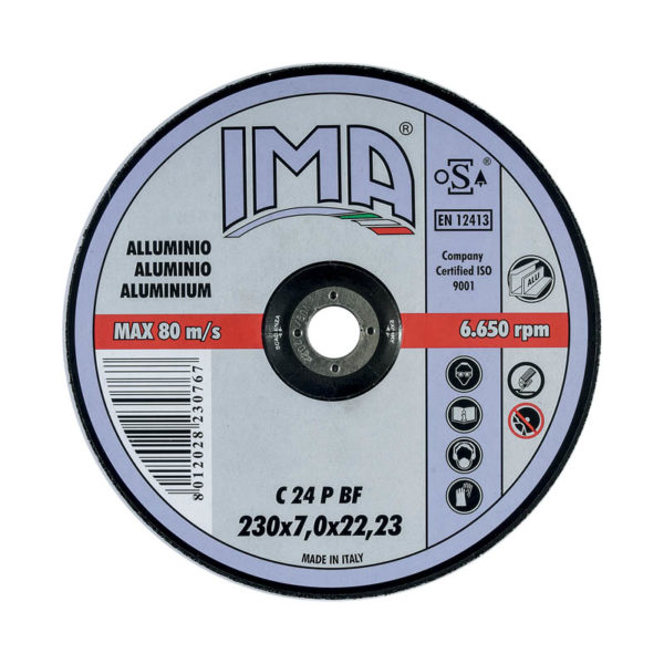 IMA – Dischi da sbavo a centro depresso su macchine portatili Alluminio ...