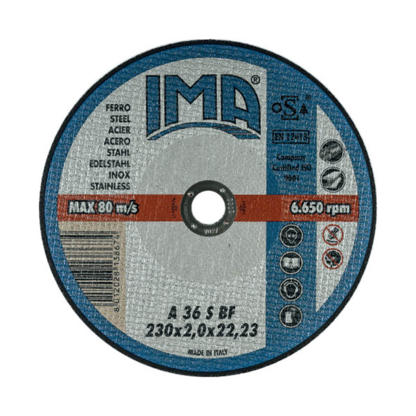 IMA – Dischi extra sottili a centro piano e depresso da taglio su ...